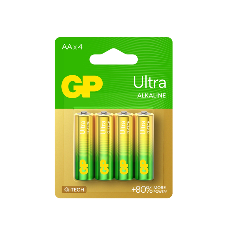 GP Ultra Alkaline AA Battery (4 pcs/pkt) | Shopee Singapore