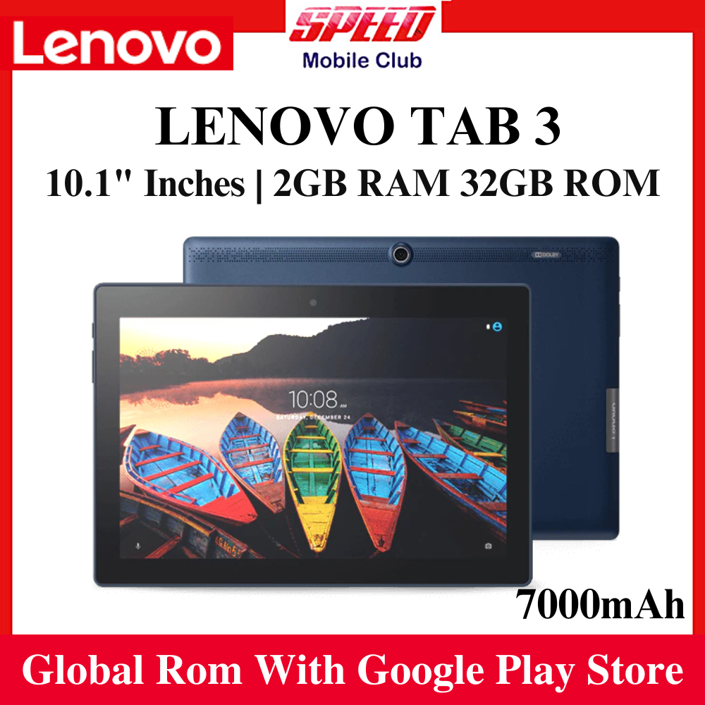 Lenovo Tab 3 2GB/32GB | 10.1" Inches | Mediatek MT8161 | 8 MP Camera ...