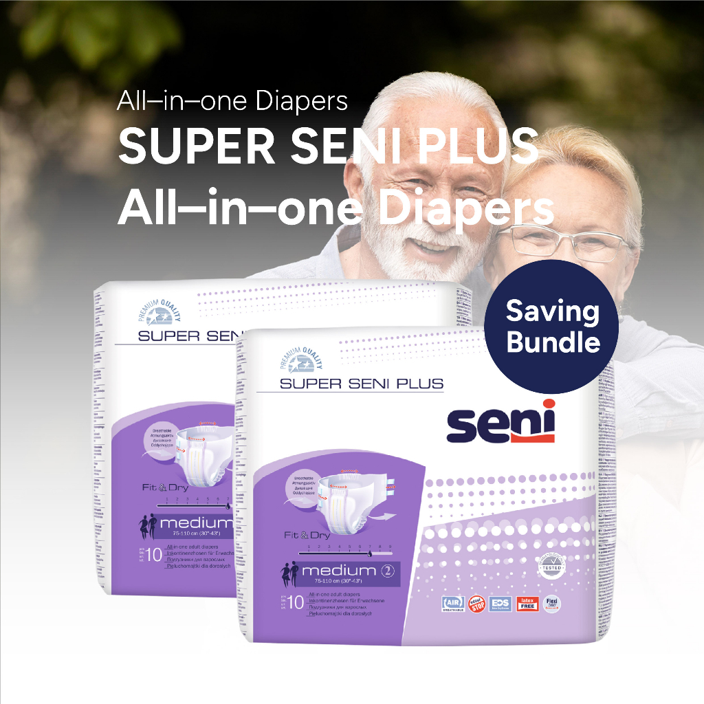 Lovehouse BUNDLE SET All-in-one diapers Super Seni Plus Adults Diapers ...