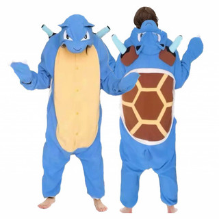Blastoise Pokemon Character Overall Kigurumi Onesie Pajamas Sleepwear ...