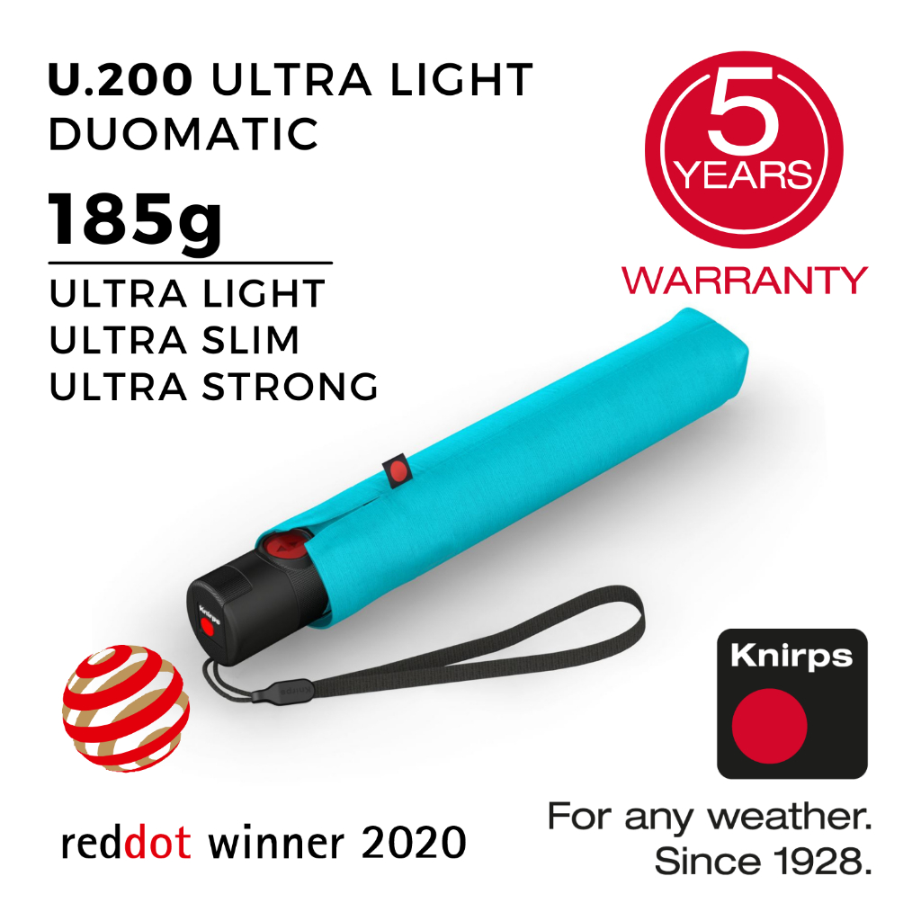 Knirps U.200 Ultra Light Duomatic Umbrella (w & w/o UV Protection ...
