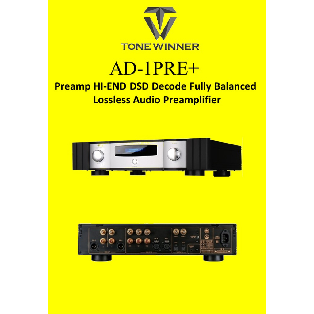 TONE WINNER AD-1PRE+ Preamp HI-END DSD Decode Fully Balanced Lossless ...