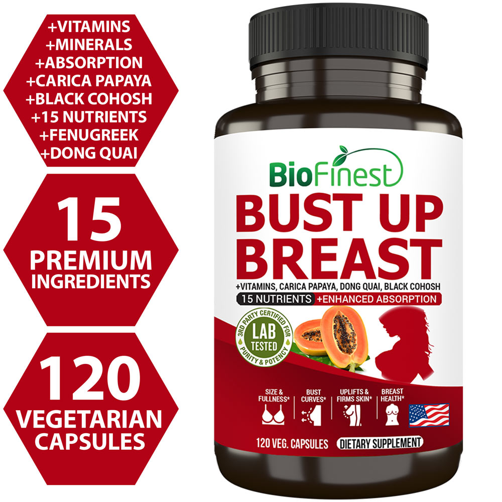 Biofinest Bust Up Breast Supplement - Carica Papaya Dong Quai Black ...