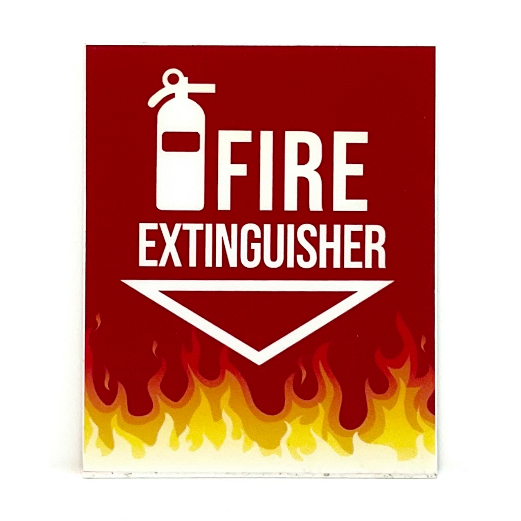FIRE EXTINGUISHER SIGN/SIGNAGE | EMERGENCY SIGN, WARNING SIGN, BEWARE ...