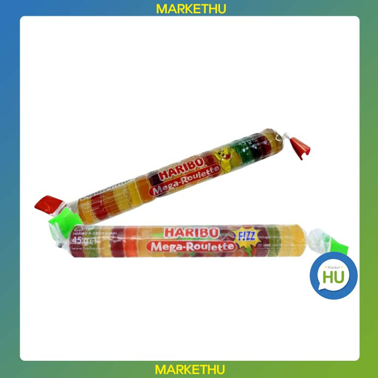 [Haribo]Mega Roulette, Sour Mega Roulette Jelly 45g / Famous Jelly ...