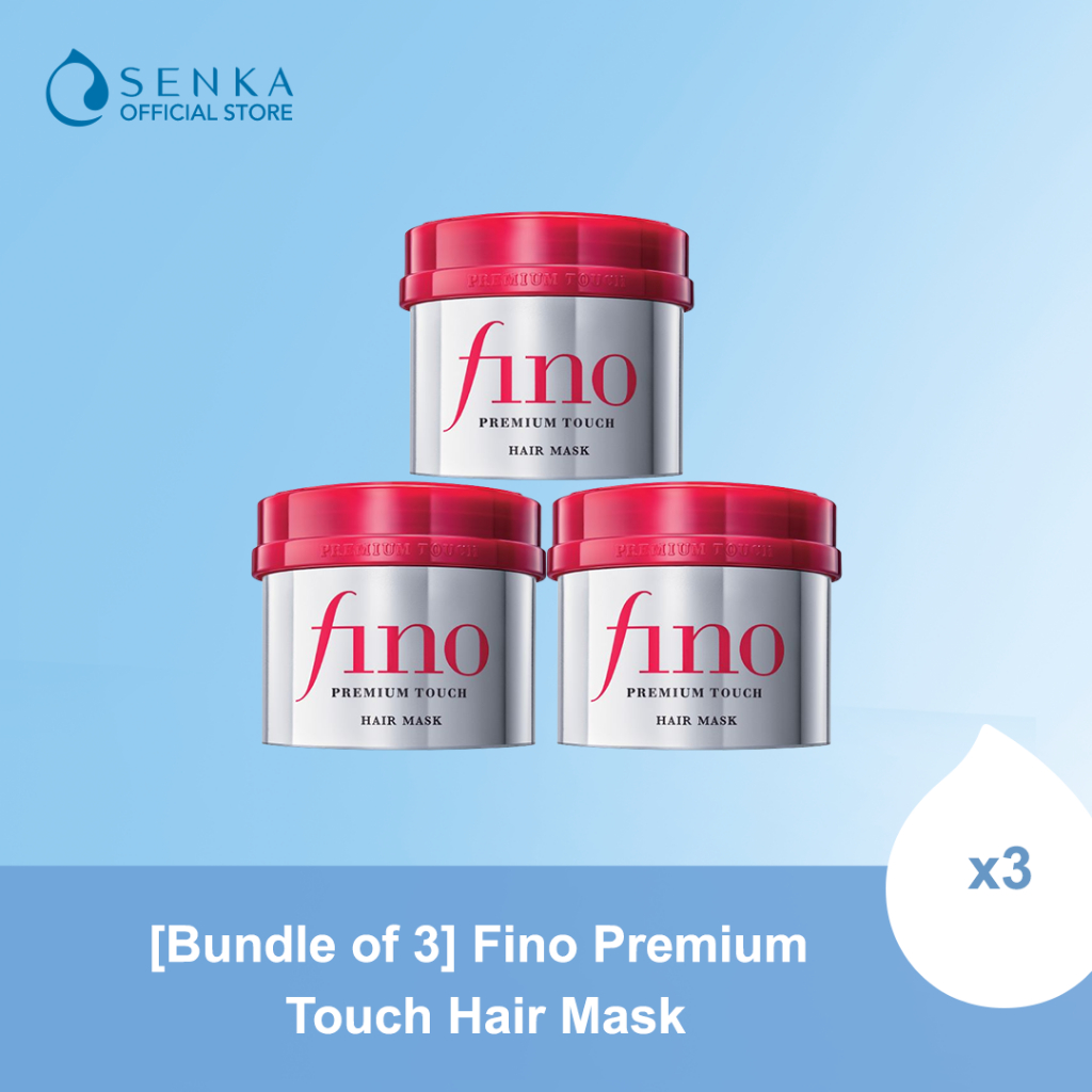 [Bundle of 3] Fino Premium Touch Hair Mask 230g | Shopee Singapore
