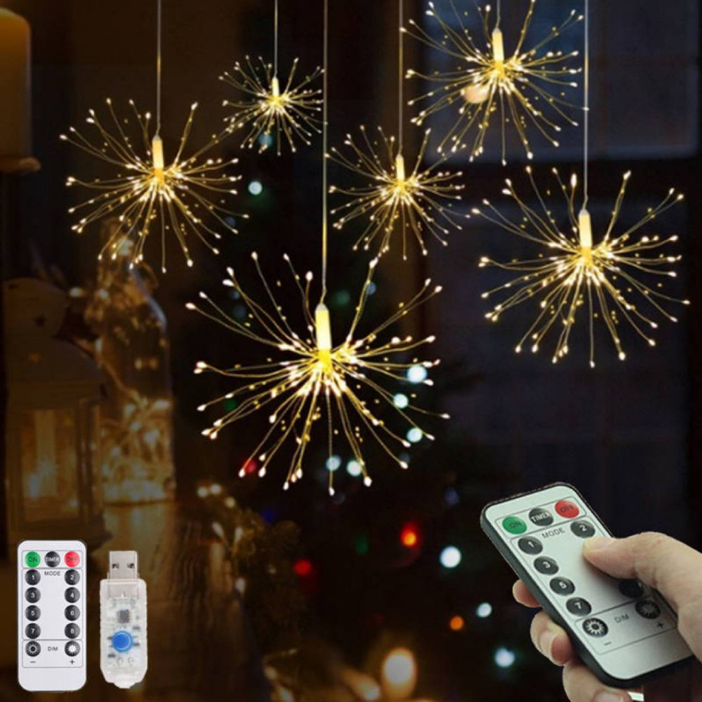 120 LED Sprinkle Sparkle Fairy lights USB type with remote control / SG ...