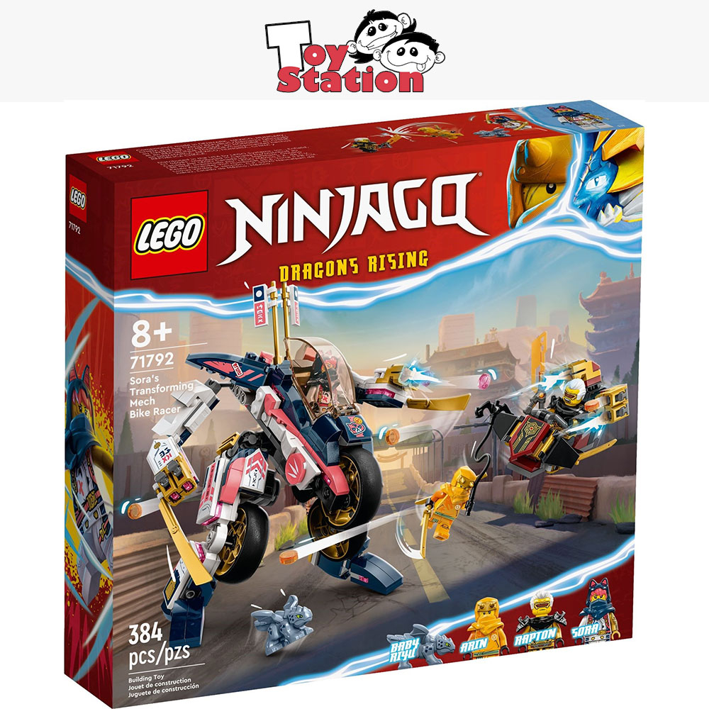 LEGO Ninjago 71792 Sora's Transforming Mech Bike Racer | Shopee Singapore