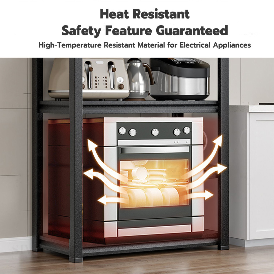 Heavy Duty Metal Rack Boltless Shelf Movable Kitchen Rack Storage Shelf ...