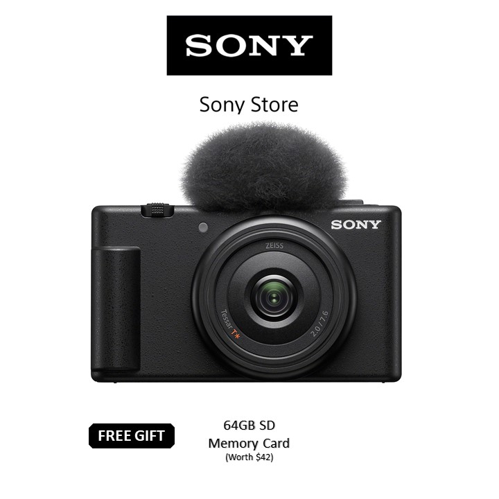Sony Singapore ZV1F | Vlog Camera | ZV-1F | Shopee Singapore