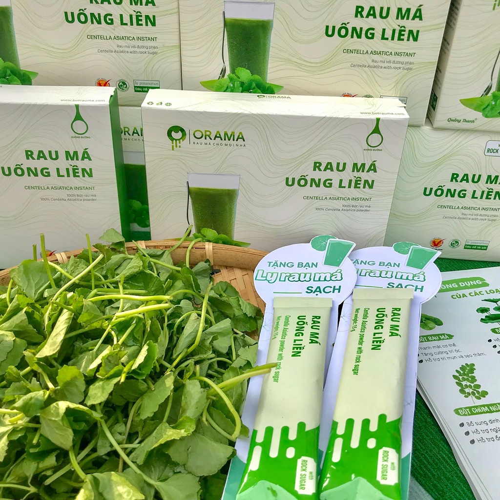 Centella Asiatica - Gotu Kola Instant Powder / Bột Rau Má ORAMA Uống ...
