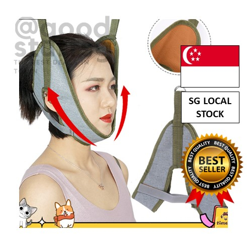 [SG FREE 🚚] Canvas Cervical Traction Belt Neck Traction Device Y Strap ...