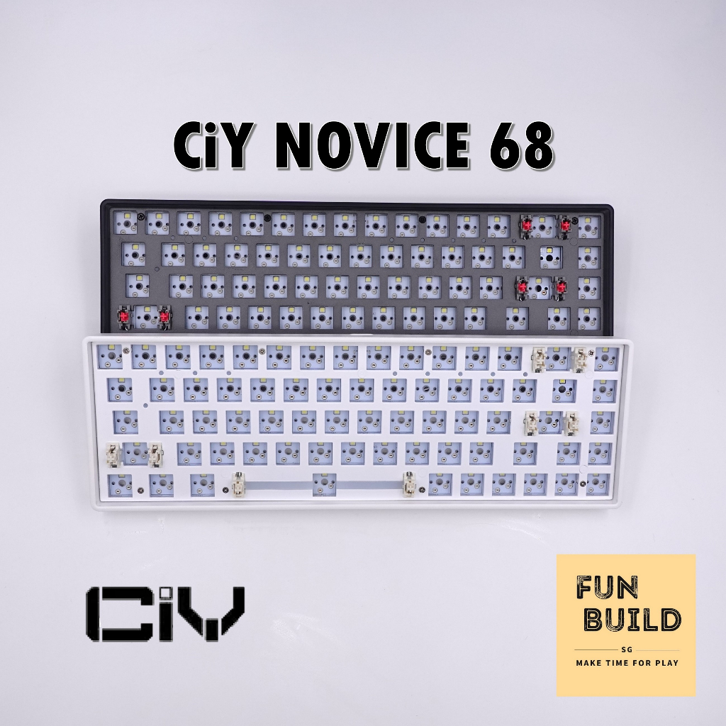 CiY Novice 68 Mechanical Keyboard Barebones Kit [CiY Tester, only ...