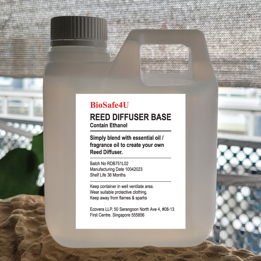 BioSafe4U Reed Diffuser Base, Blend With Fragrance or Essential Oil ...