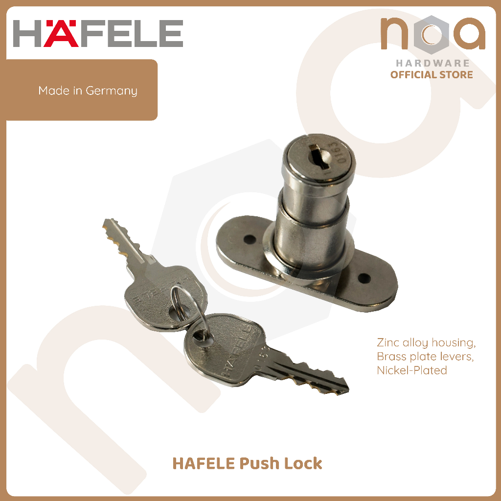 HAFELE GERMANY High Quality Push Button Cylinder Lock Key Set ...