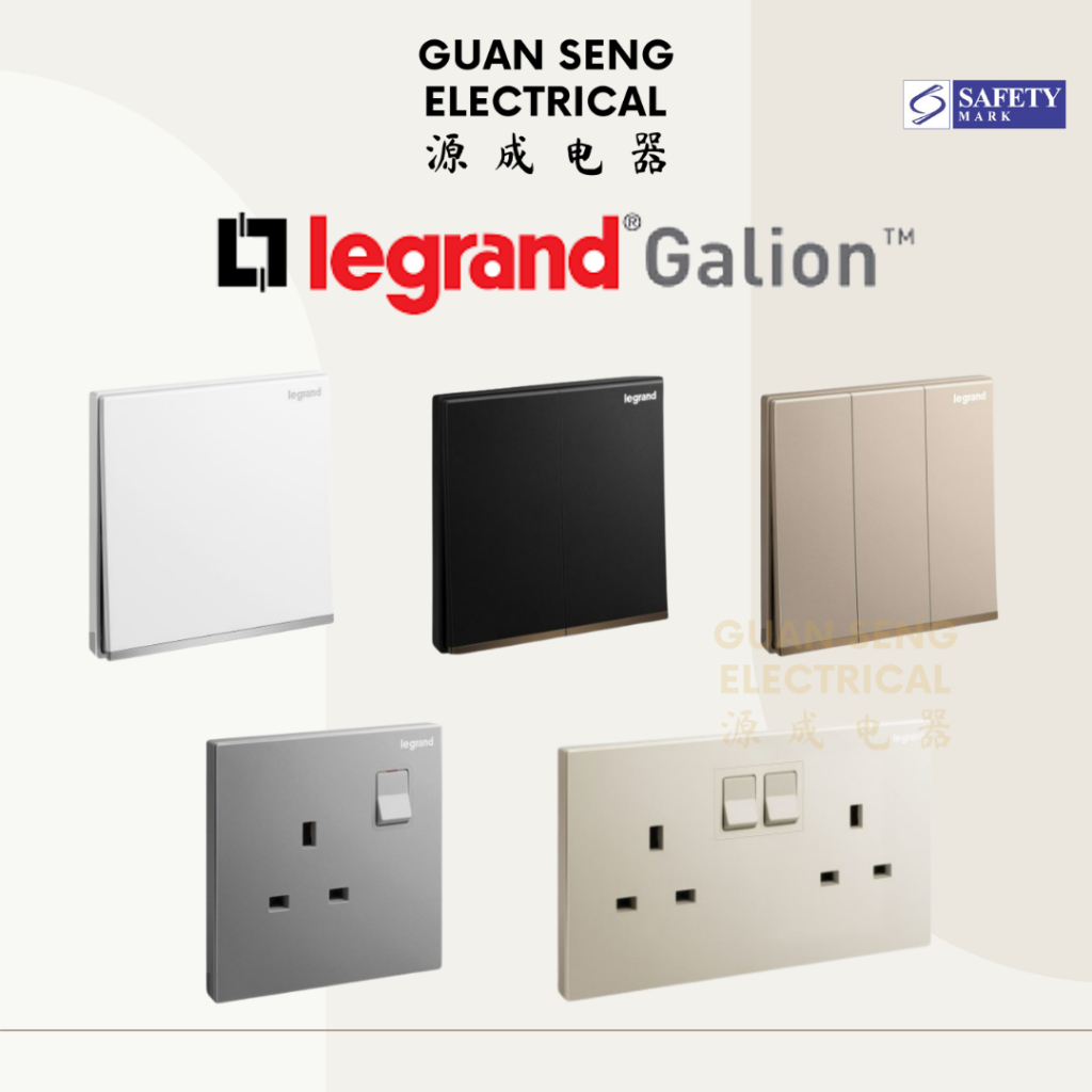 [SG Seller] Legrand Galion Switch and Socket White Dark Silver ...