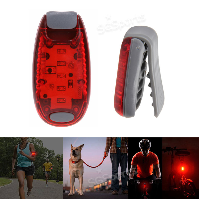 LED Safety Lights Clip on Strobe Light for Running Jogging Walking ...