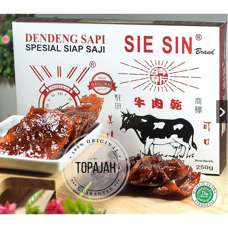 SIE SIN Dendeng Sapi / Beef Jerky Sie Sin / Beef Bakwa 250 Gr / SIE SIN ...