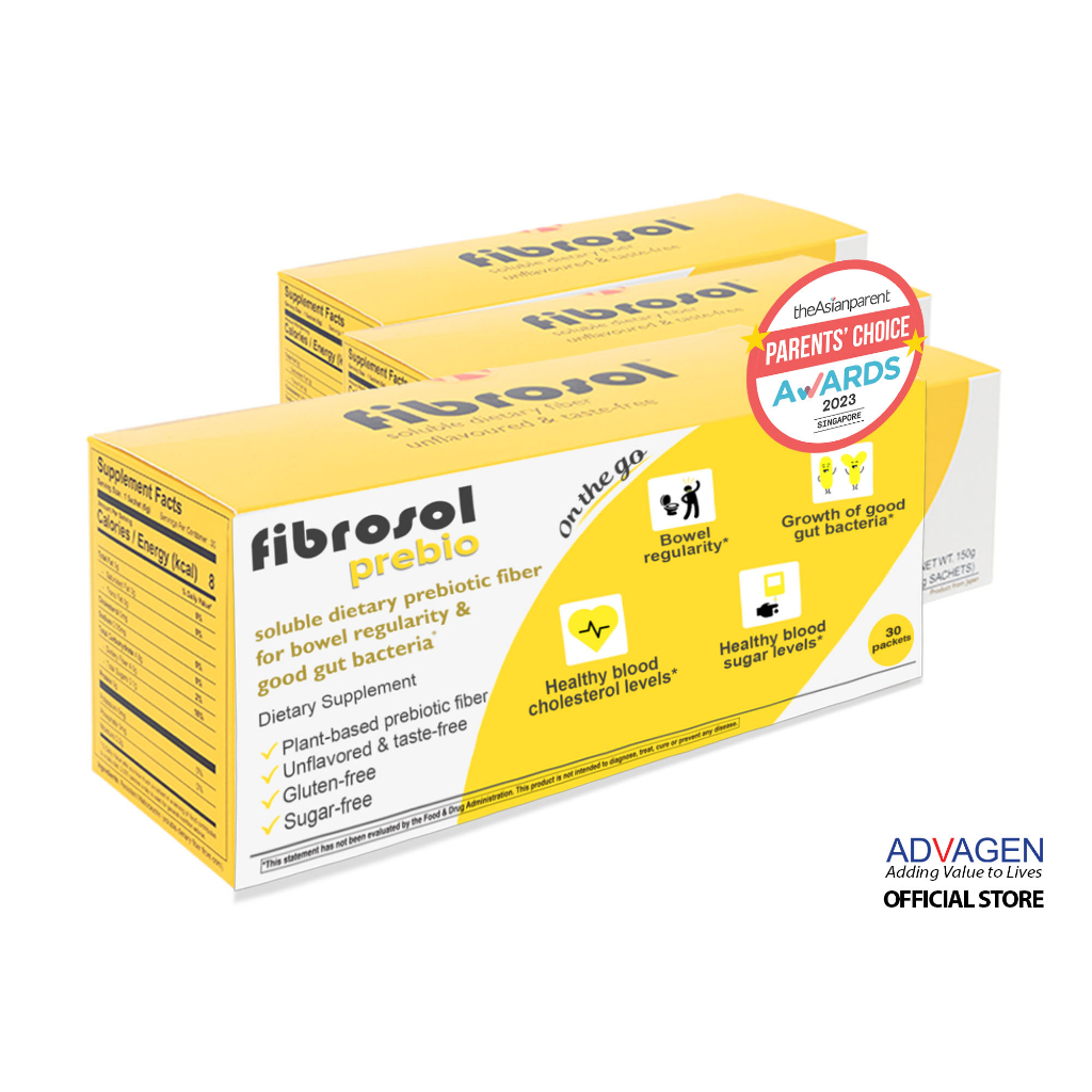 [Bundle of 4] Fibrosol ADVAGEN Prebio - Soluble Prebiotic Fiber On The ...