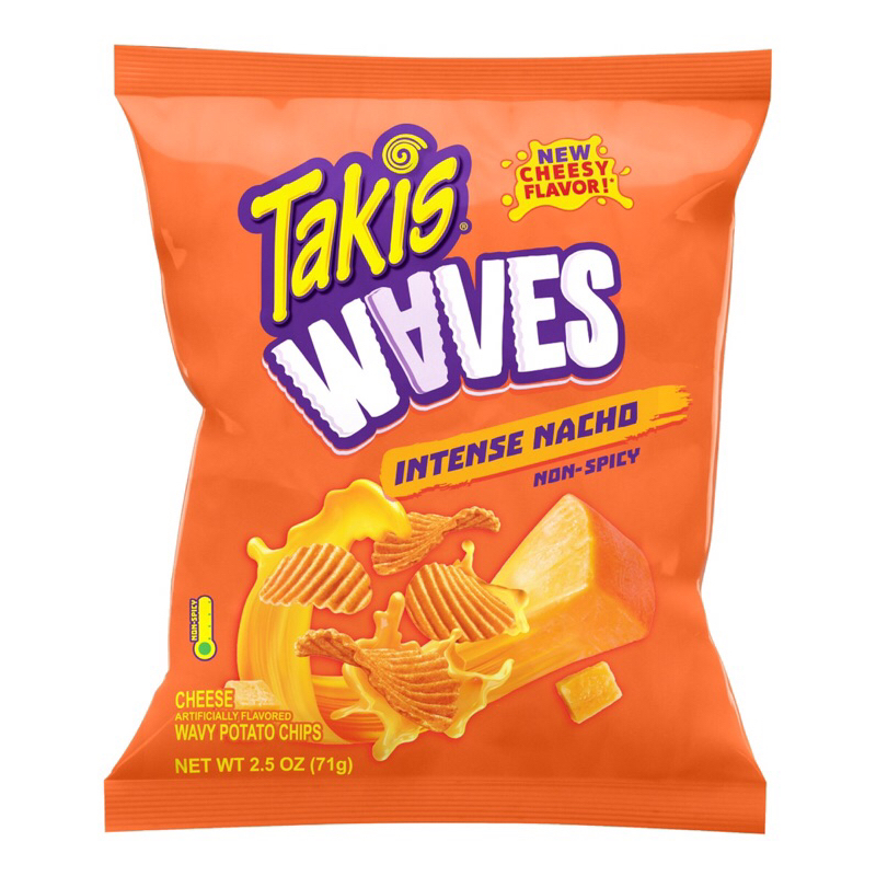 2 x Barcel Takis Intense Nacho Cheese Waves,2.5oz(Ready Stock) | Shopee ...