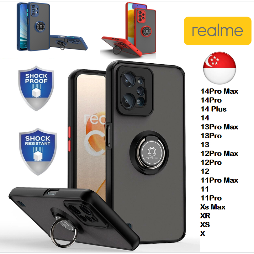 [Frosted Matte Ring] REALME6 7 8 Pro C12 C15 C25s C17 C21Y C30 C31 C33 ...