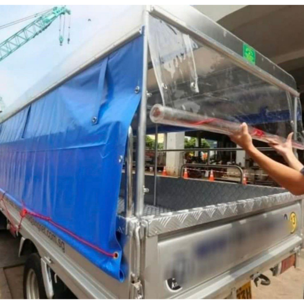 LTA Lorry canvas raincover 10ft/14ft transparent rain cover/Self ...