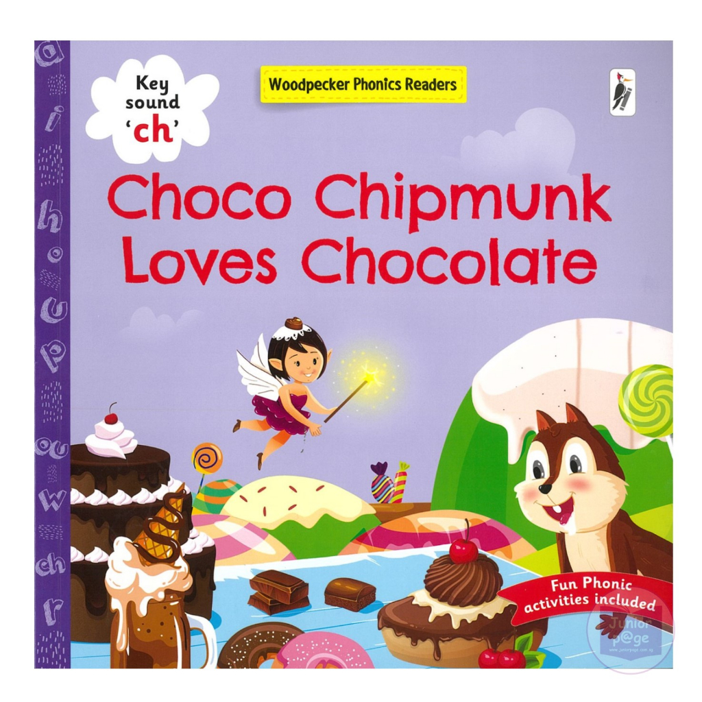 Woodpecker Phonics Readers Choco Chipmunk Loves Chocolate (Key sound ...