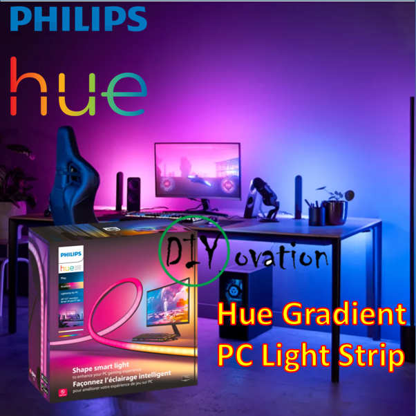 Philips HUE play Gradient PC Light Strip/ Monitor Gaming Light Strip ...