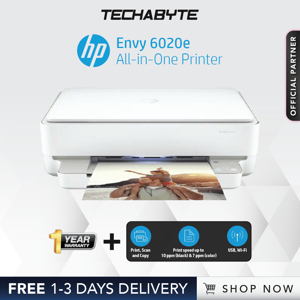 HP Envy 6420e / 6020e | All-in-One Printer (223R6A / 223N6A) | Shopee ...