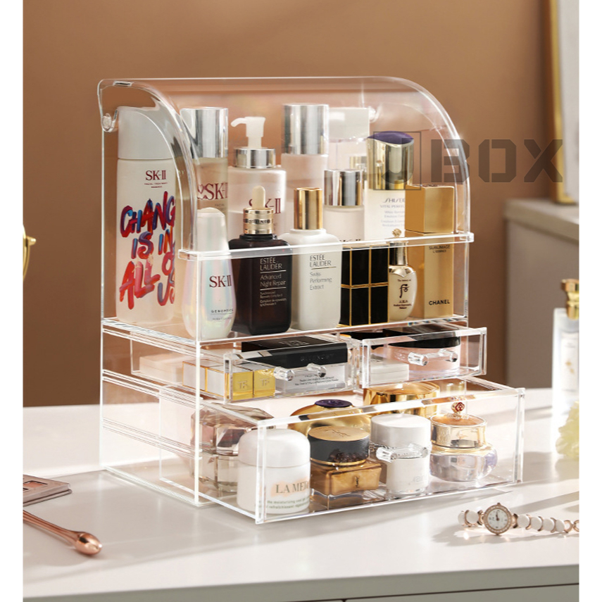 Acrylic Makeup Organiser Box (JBox) | Shopee Singapore