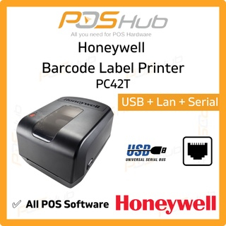 Honeywell PC42T Desktop Thermal Transfer Barcode Printer USB/USB+LAN ...