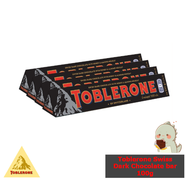 [Bundle of 4] Toblerone Swiss Dark Chocolate bar 100g | Shopee Singapore