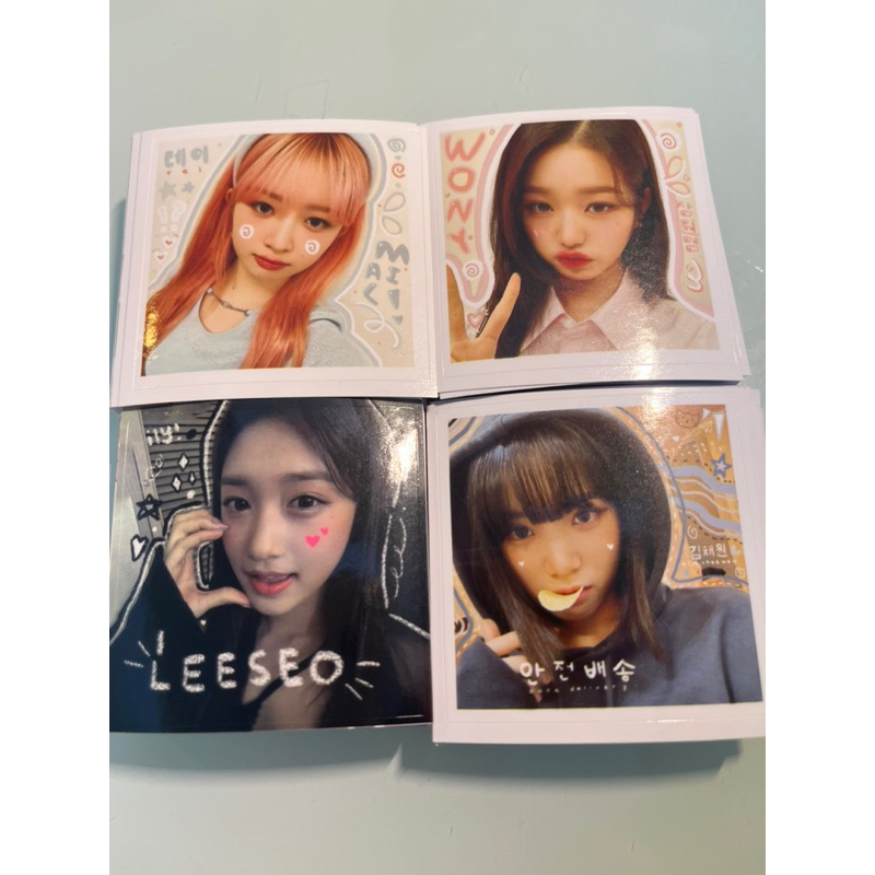 ive lesserafim Kpop mailing stickers rei wonyoung chaewon leeseo ...