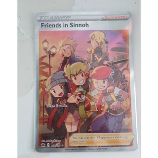 Pokemon friends in sinnoh full art trainer supporter crown zenith card ...
