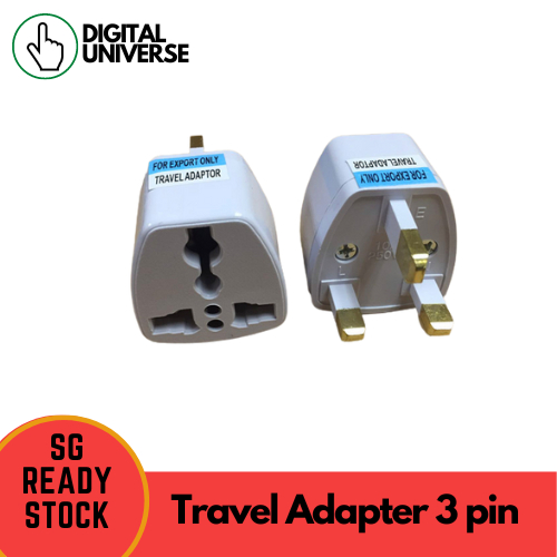 [SG Ready Stock] 3 Pin Travel Adapter UK/SG 3 Pin Plug | Shopee Singapore