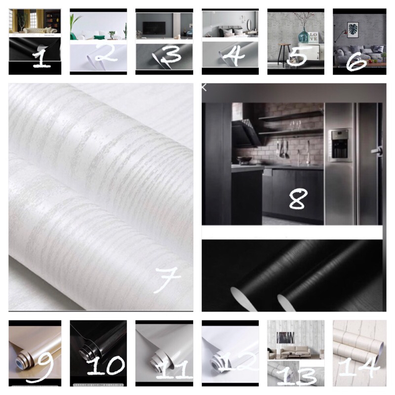 60cmx3m Wallpaper Peel and Stick Plain Wallpaper for Living Room Plain ...