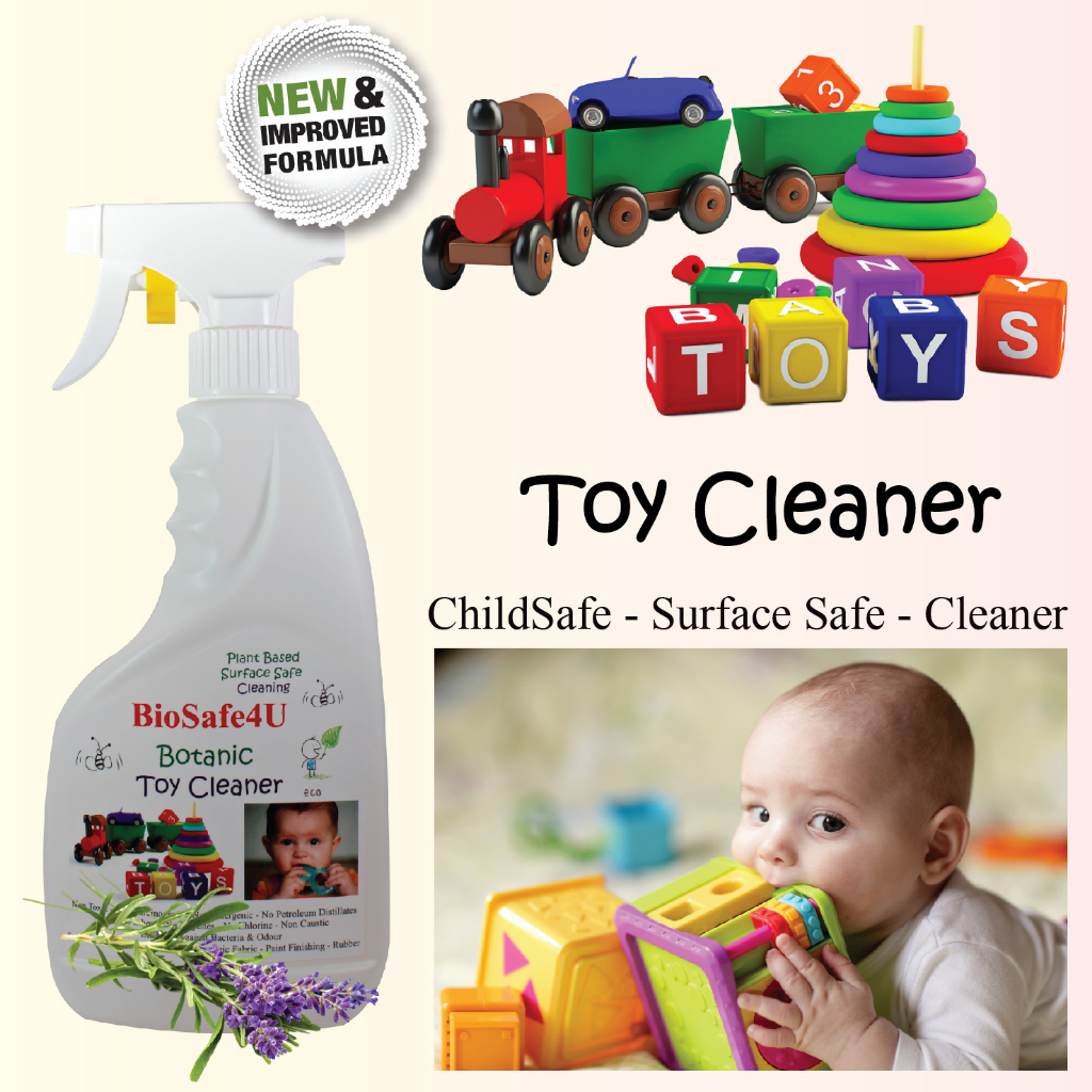 BioSafe4U Toy Cleaner, All Purpose Cleaner, Plant Based, Naturally ...