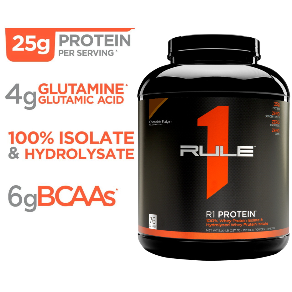 Rule One Protein 100% Super Pure Whey Isolate / Hydrolysate 2lbs / 5lbs ...