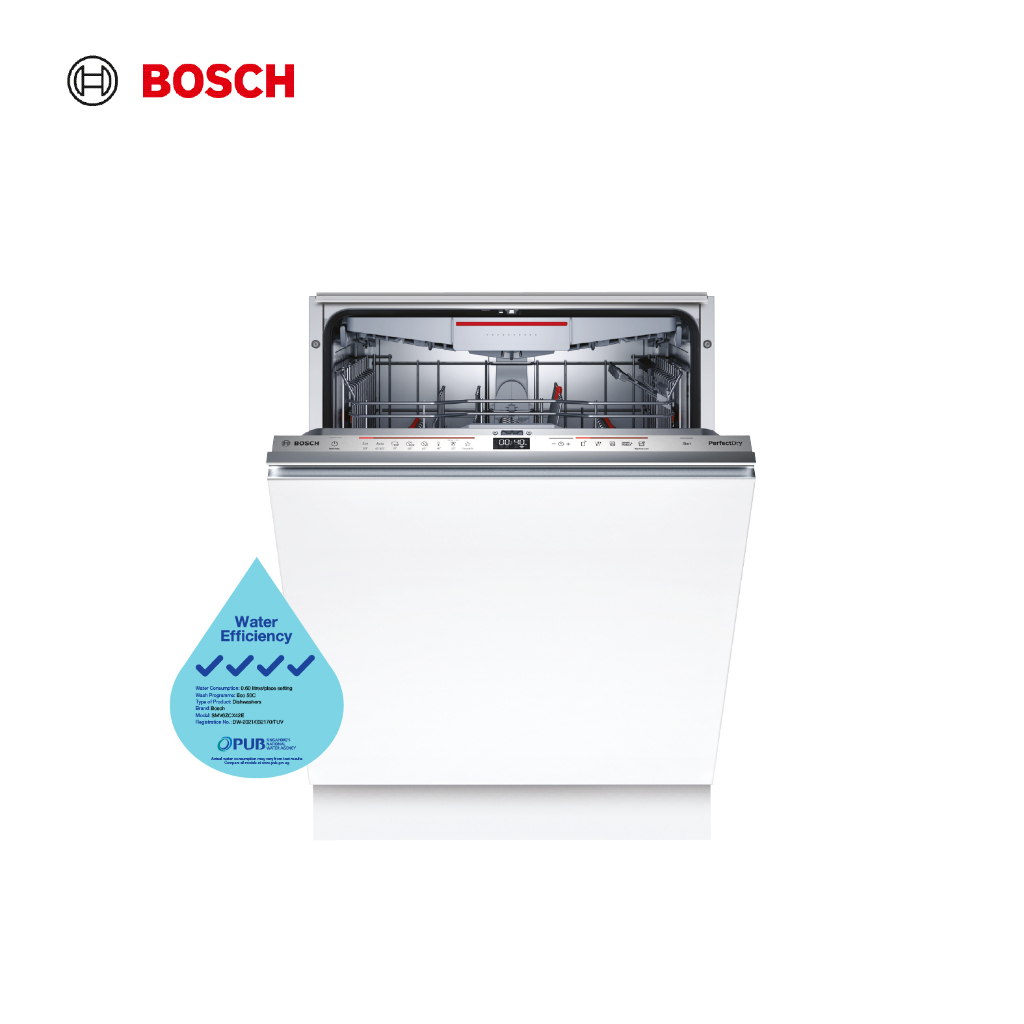 Bosch SMV6ZCX42E Fully-Integrated 60Cm Dishwasher Home Connect | Shopee ...
