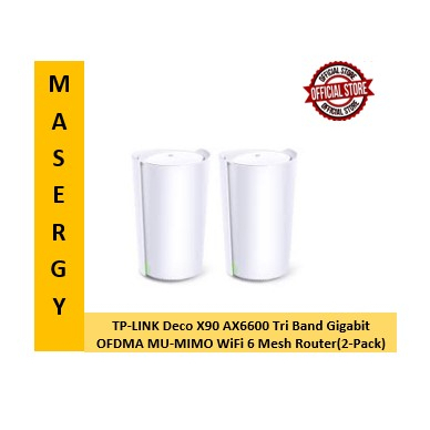 TP-LINK Deco X90 AX6600 Tri Band Gigabit OFDMA MU-MIMO WiFi 6 Mesh ...