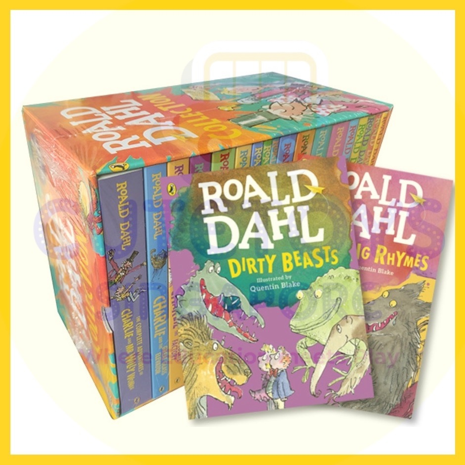 [SG STOCKS] Latest 24 Books Roald Dahl Collection Book Set Children ...