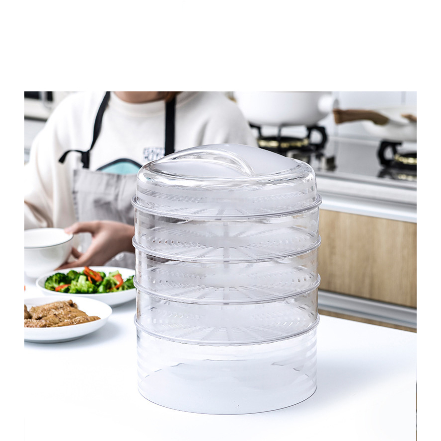5 Level Food Storage Food Stacker. Dust-proof and clear table space by ...