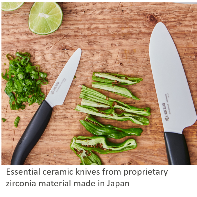 Kyocera Advanced Ceramics Knives Set (Made in Japan) - 3pc / 4pc set ...