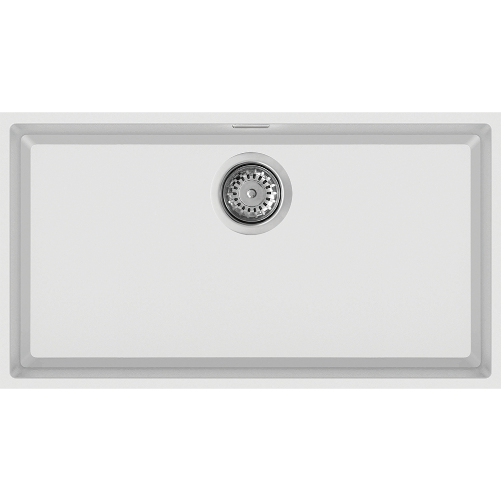 Rubine METEOR Undermount Granite Kitchen Sink - 1 Bowl MEQ 810-76U PB ...