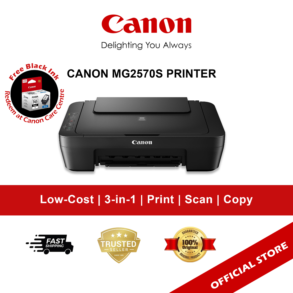 Canon PIXMA MG2570S Inkjet Printer | Shopee Singapore