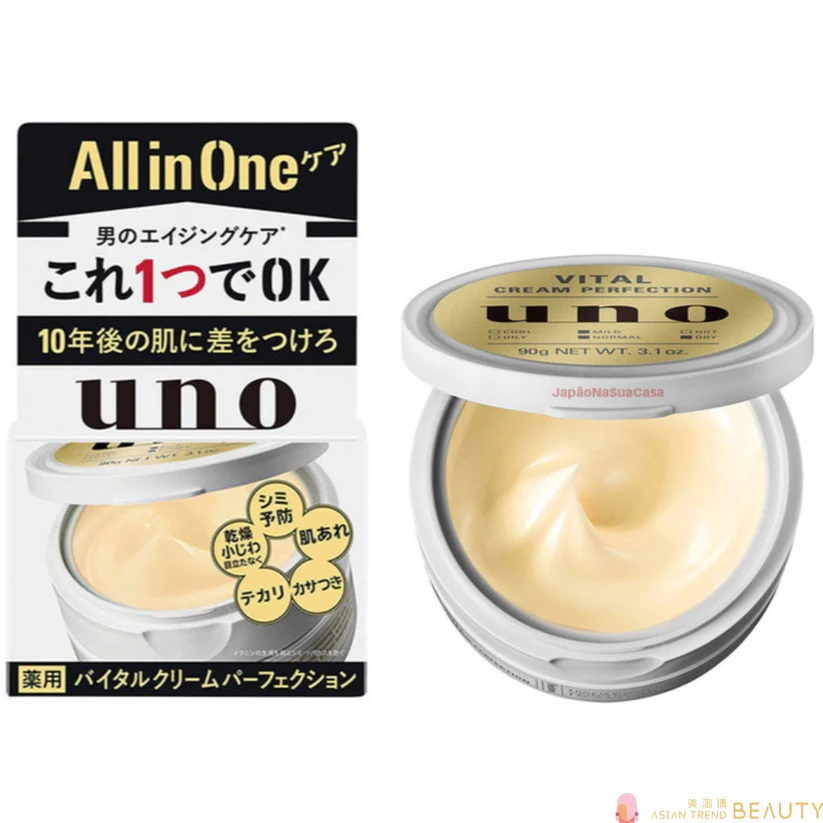 Uno Vital Cream Perfection 3.2 oz (90 g) Men's, All-in-One Gel | Shopee ...