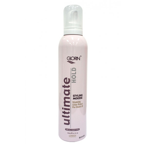 Glorin Ultimate Hold Styling Mousse 240ml | Shopee Singapore