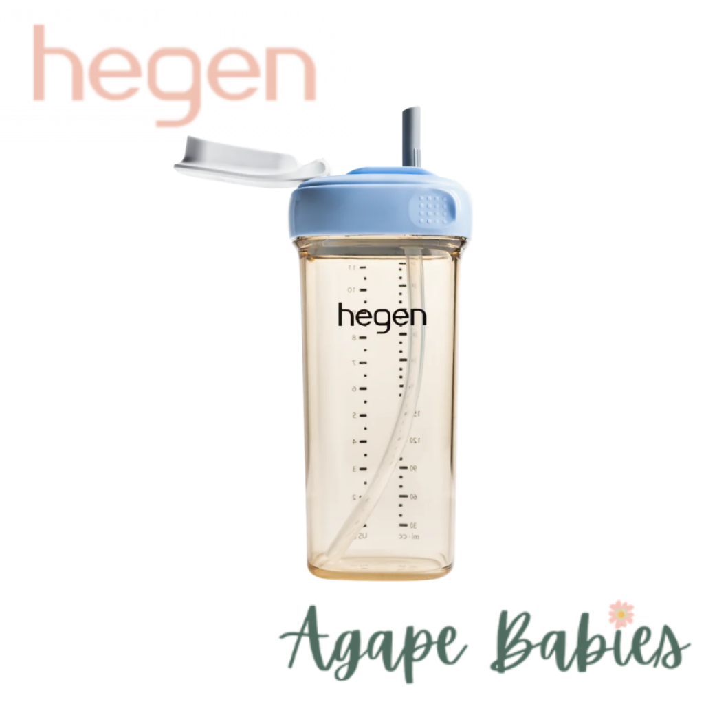 Hegen PCTO™ 330ml/11oz Straw Cup PPSU - Blue (New) | Shopee Singapore