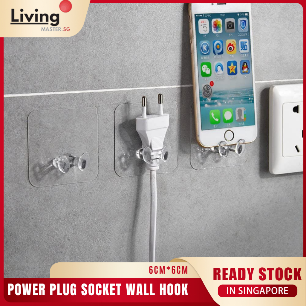 Wall Hook USB or Cable Organizer Multipurpose Hook Bathroom door Cable ...