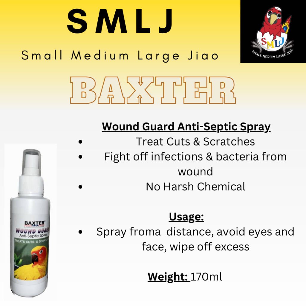 BAXTER Wound Guard Anti-Septic Spray | Shopee Singapore